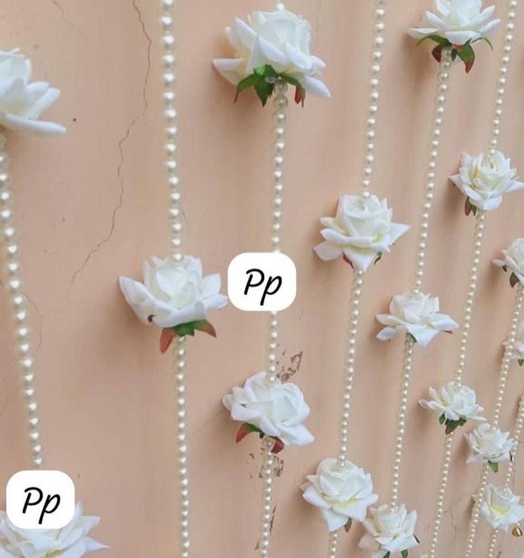 Elegant Rose Pearl Strings for Wedding/mandap/haldi/mehandi Decor - Etsy