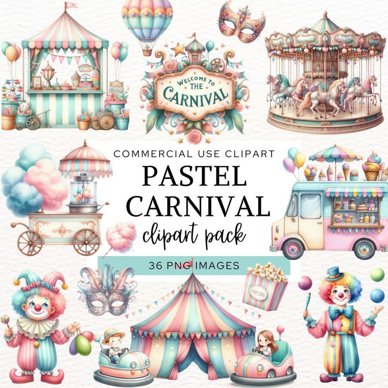 Pastel Carnival - Etsy