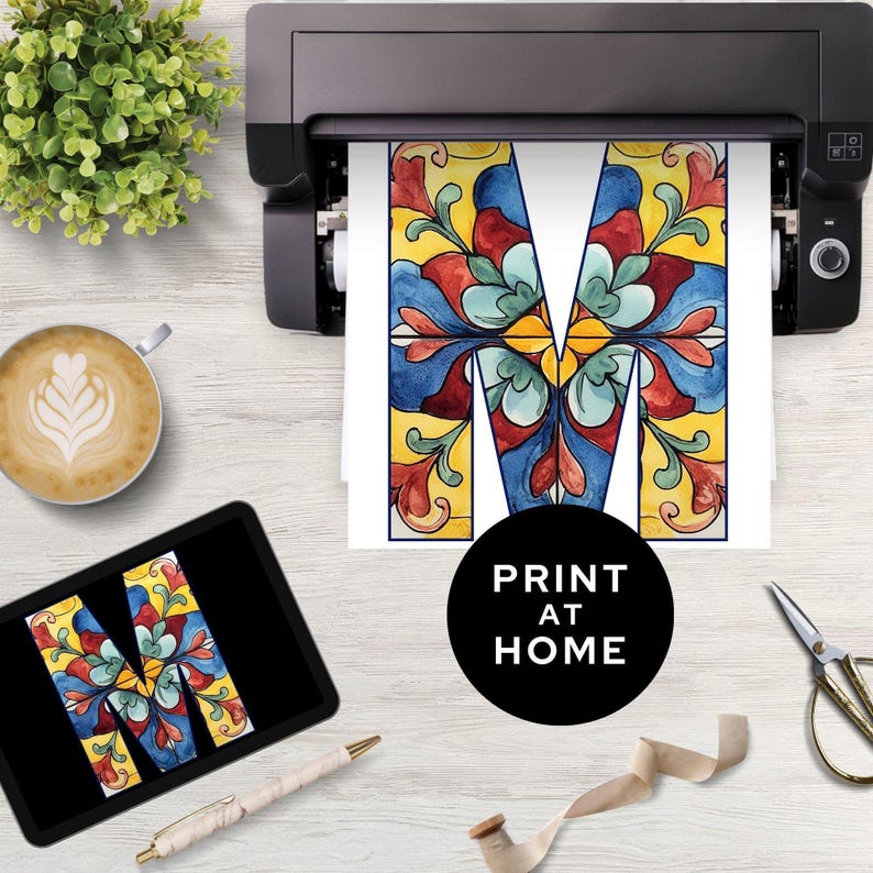 Mexican Talavera Alphabet Clipart, Fiesta Doodle Alphabet, Mexican Font ...