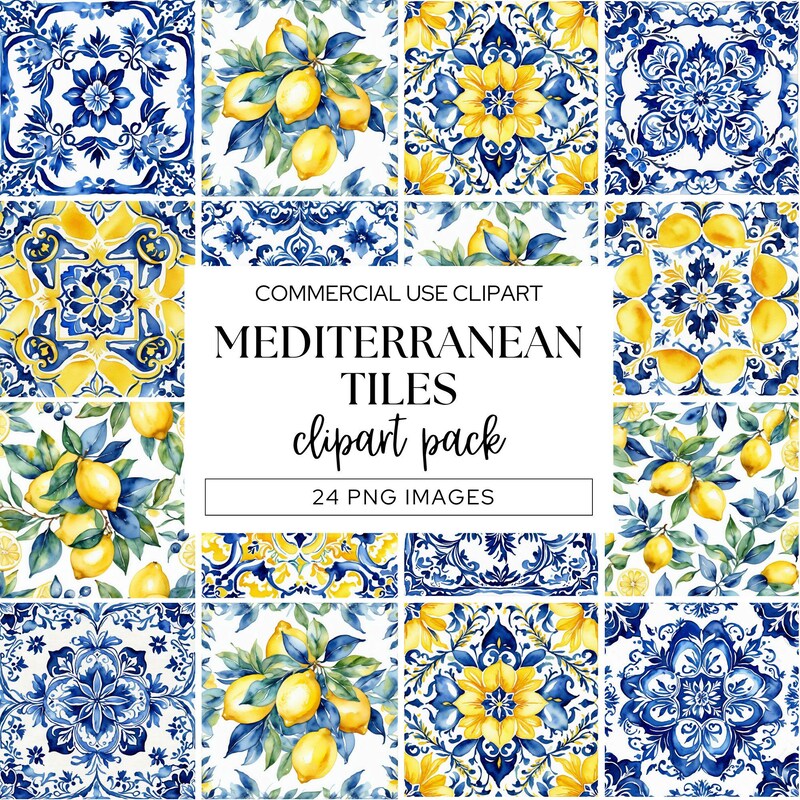 Mediterranean Tile - Etsy