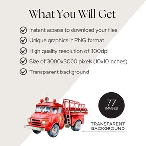 Cute Fire Fighters Clipart Bundle, Watercolor Fire Truck Clip Art, Fire ...