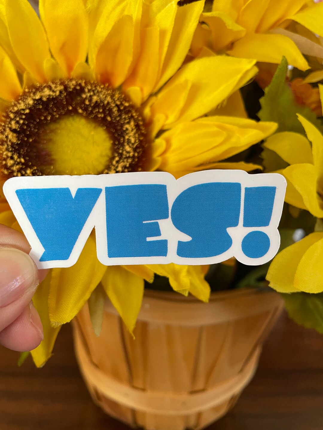 YES Sticker // Yes // Yes Sticker // Positive Confirmation Sticker - Etsy