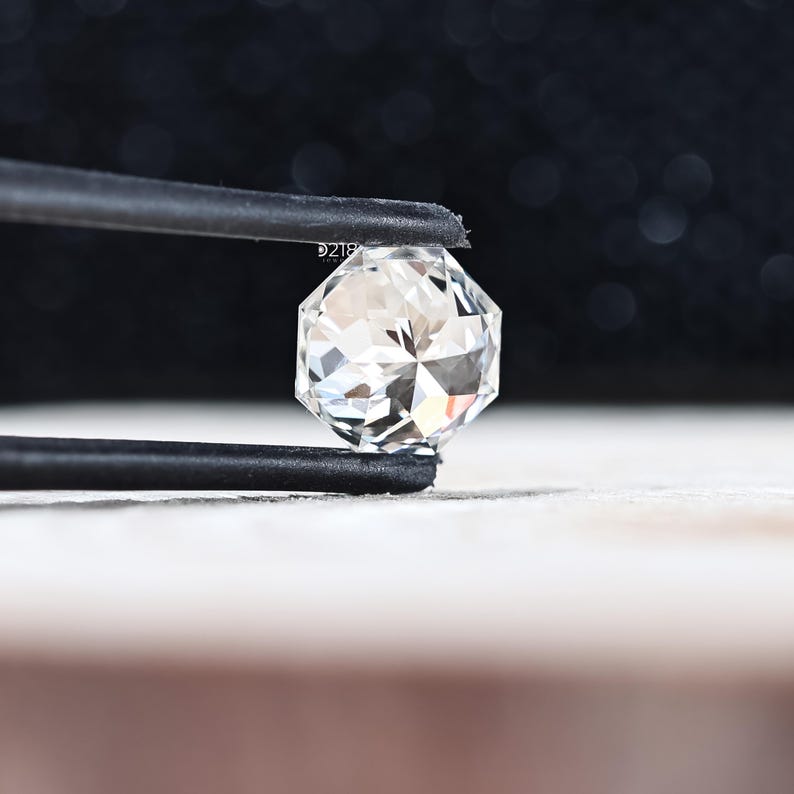 Antique Shape Octagon Cut CVD Diamond, Ecofriendly Loose Fancy Lab ...