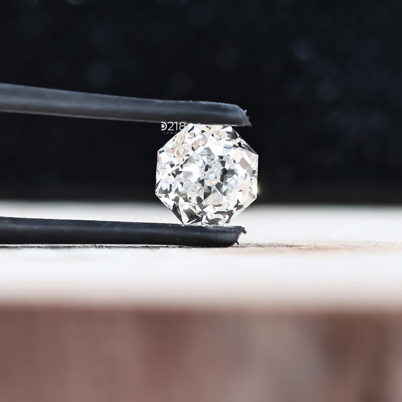 Antique Shape Octagon Cut CVD Diamond, Ecofriendly Loose Fancy Lab ...