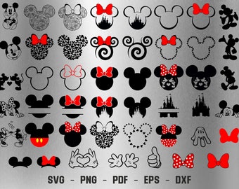 Mouse Vector SVG Bundle, Clipart, Eps, Png, Ai, Pdf, Layered Digital ...