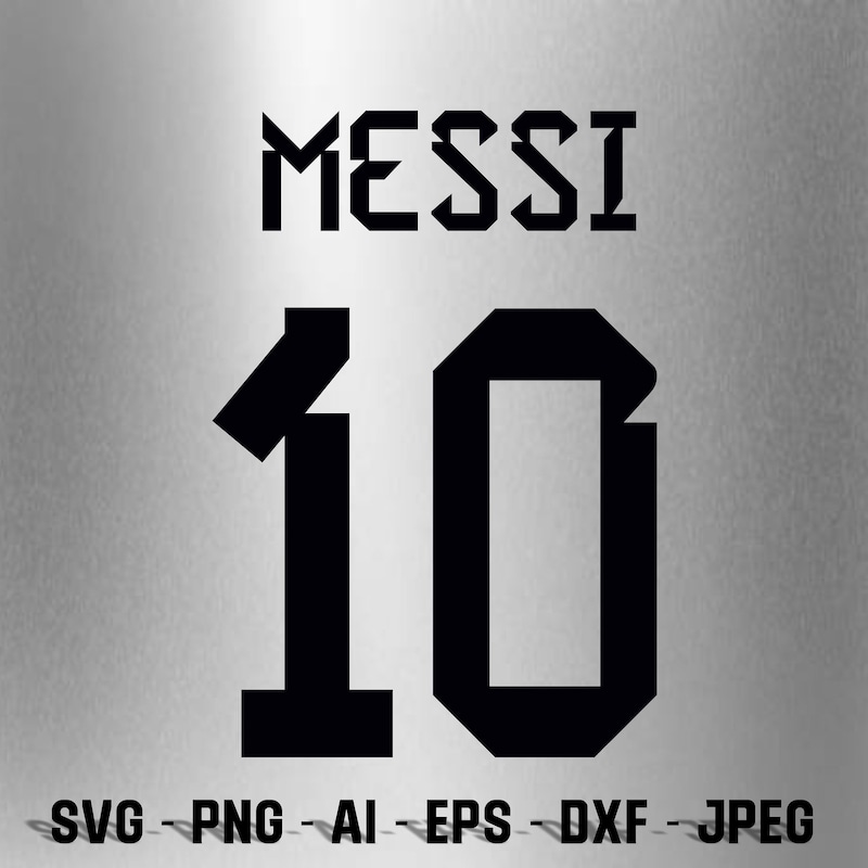 Messi Svg - Etsy