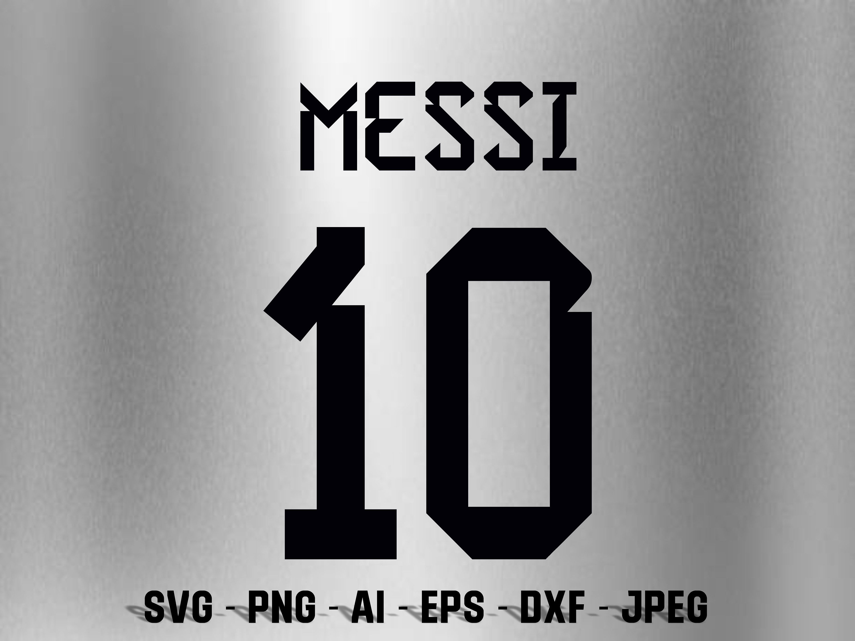 Messi 10 Inter Miami 2023/2024 Svg Png Dxf Eps Ai Cut File for Cricut ...