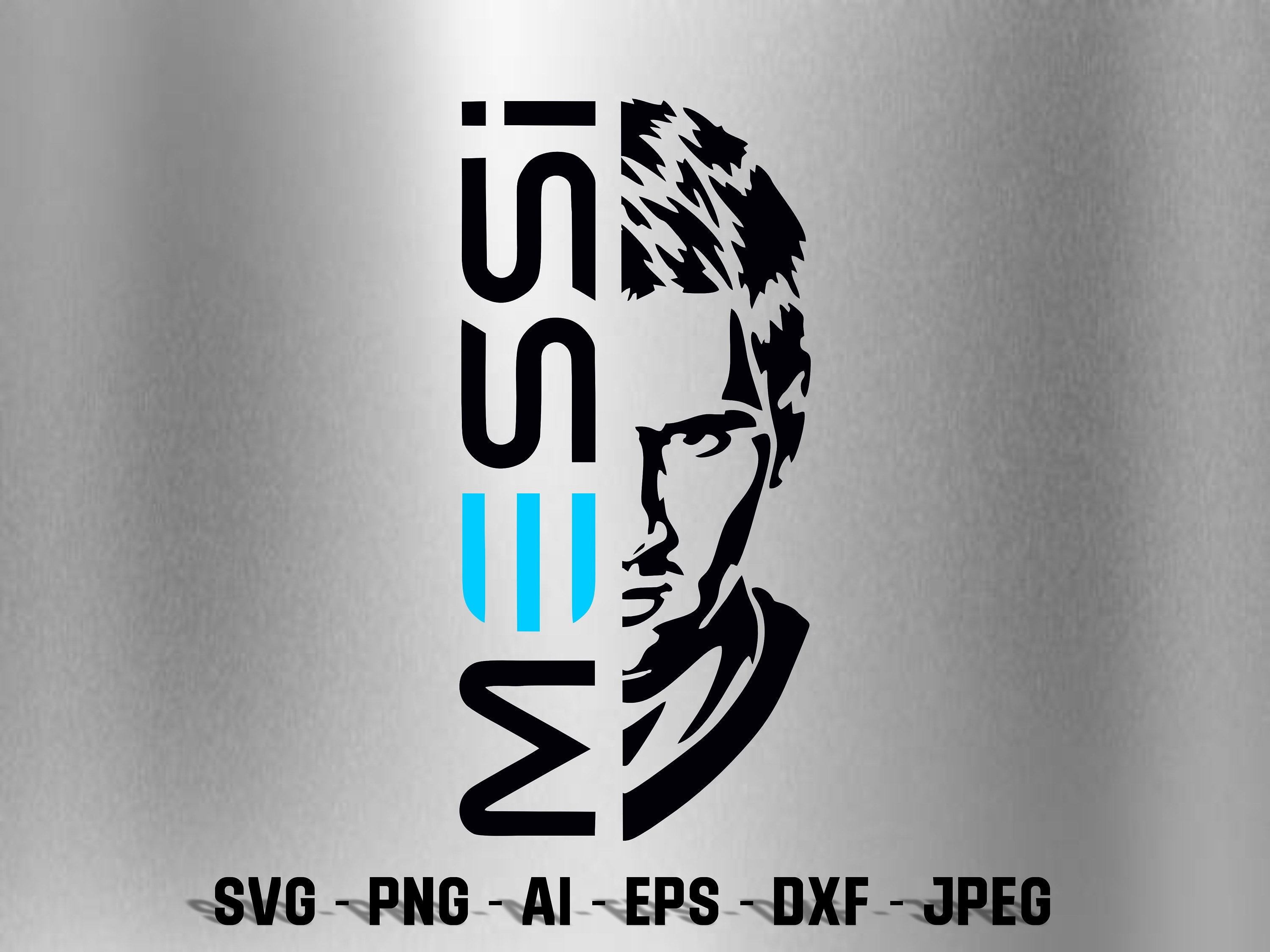 Messi SVG, Cutting File, Png Eps Dxf Digital Clipart, Great for Viny ...