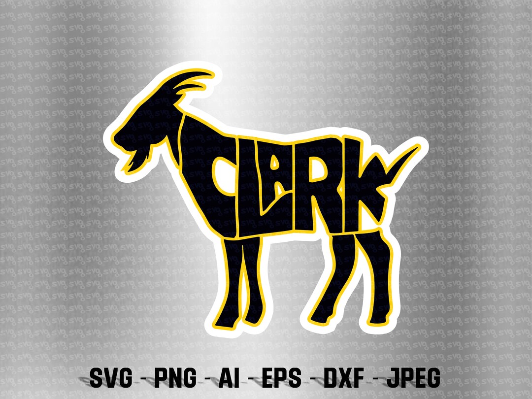 Iowa Women's Basketball Clark GOAT PNG SVG - Cricut Digital Download ...
