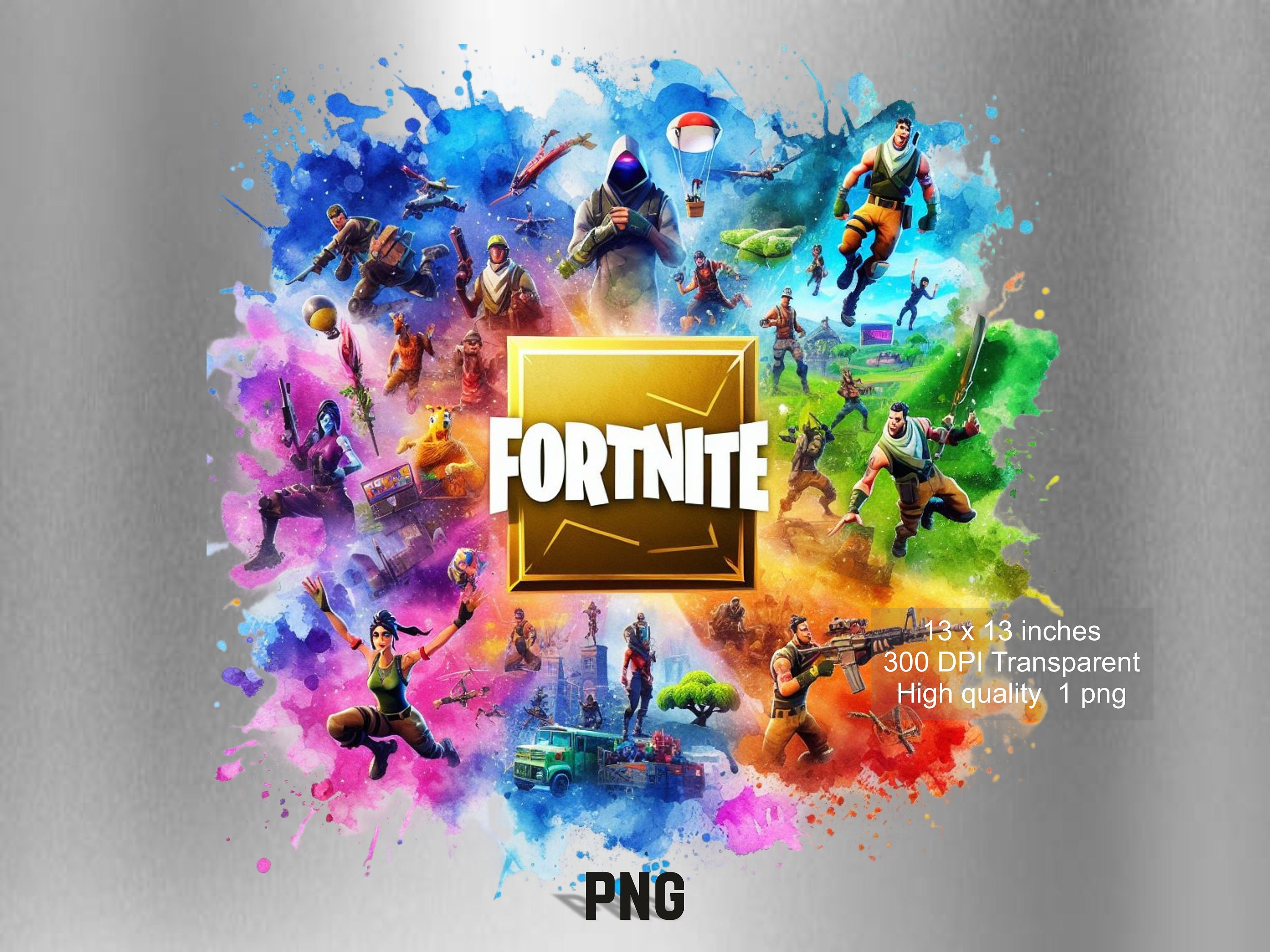 Fort Gaming Png , F-nite Font, F-nite, F-nite Game 300 DPI 13 X 13 ...