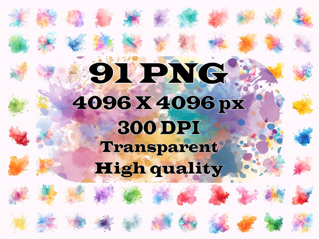 Pastel Watercolor Alcohol Ink Splash Clipart,pastel Color Paint ...