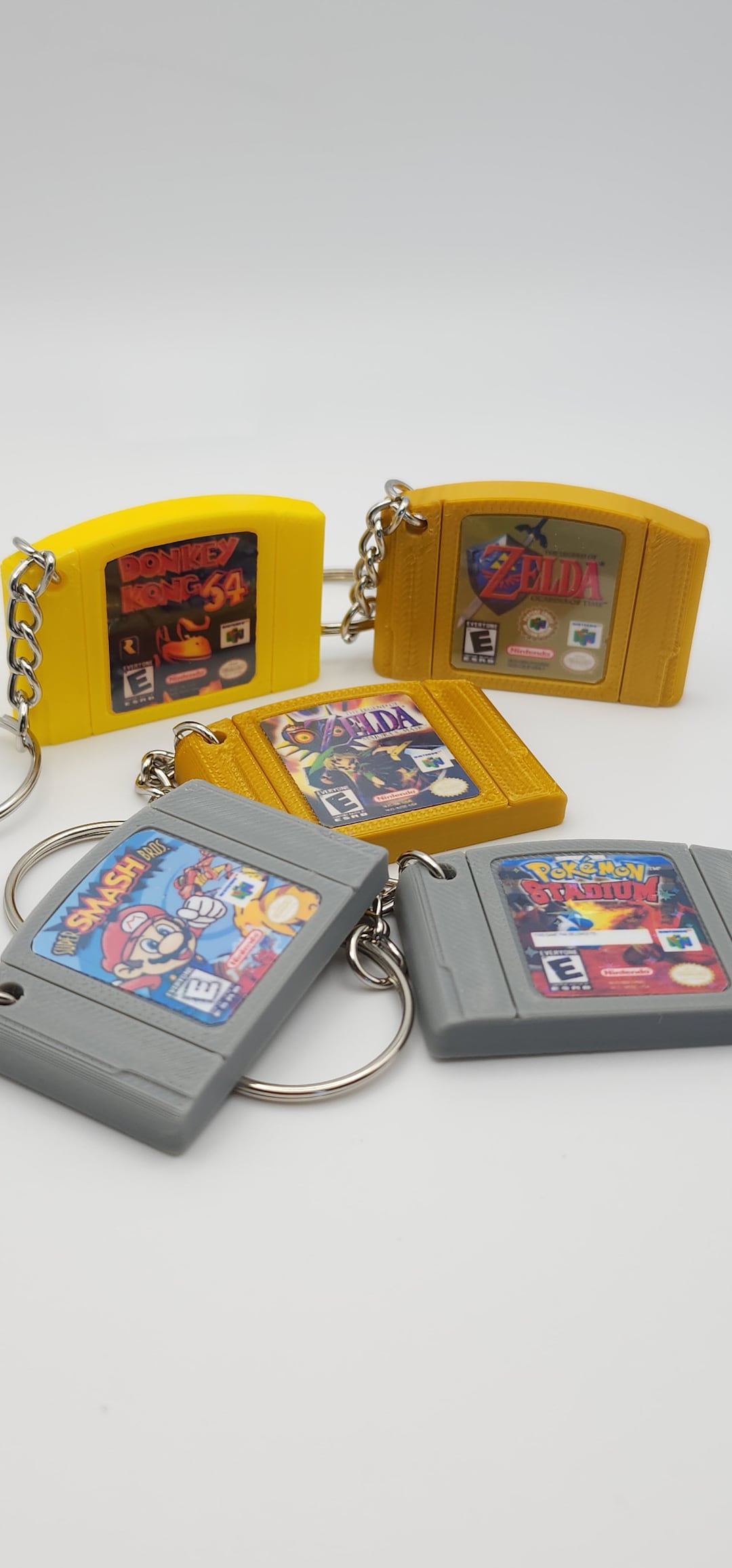 Custom Retro N64 Game Keychains - Etsy