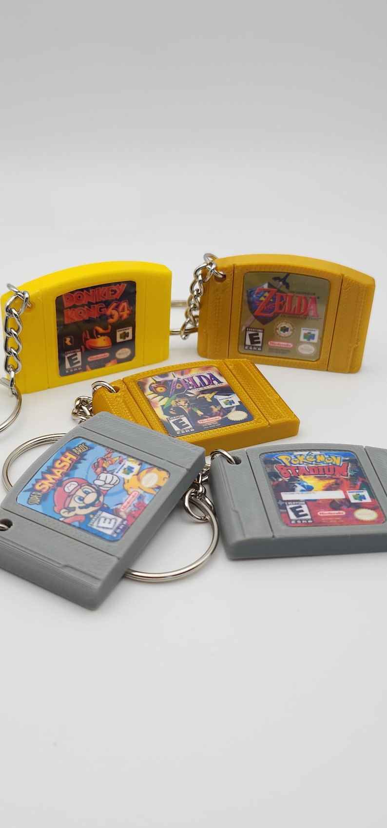 Custom Retro N64 Game Keychains - Etsy