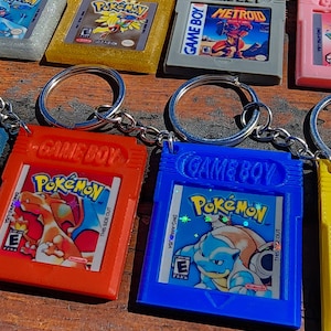 Custom Retro Game Cartridge Keychains - Etsy