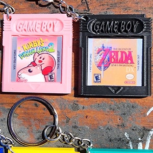 Custom Retro Game Cartridge Keychains - Etsy