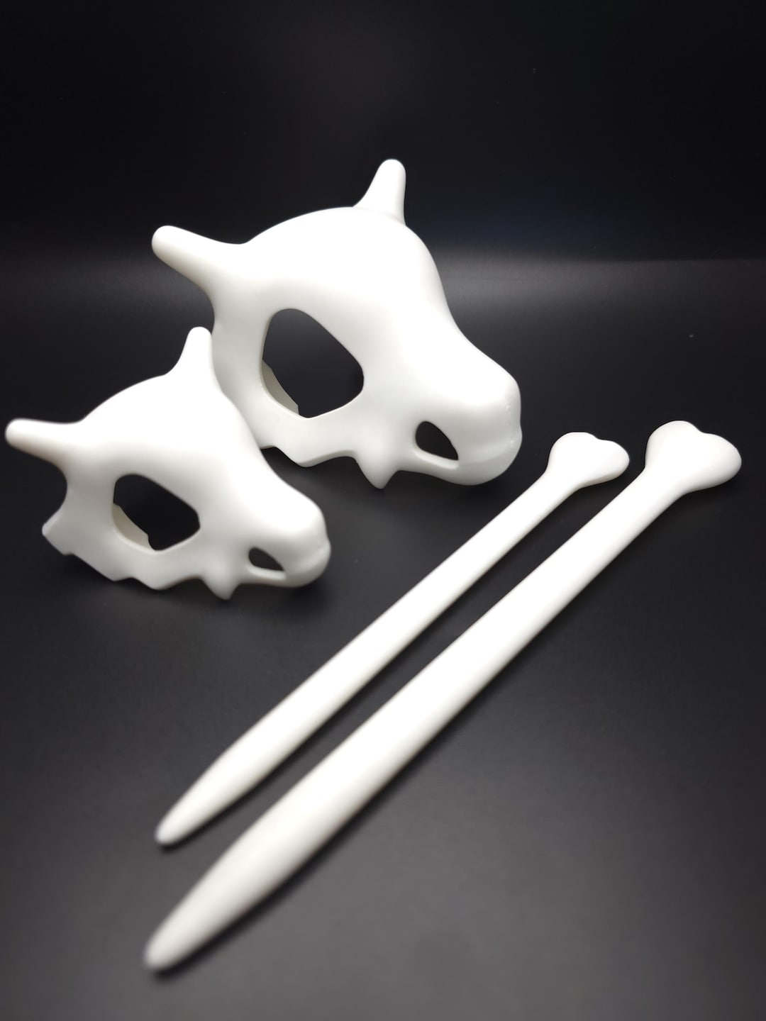 Retro Bone Skull Hair Accessory - Etsy