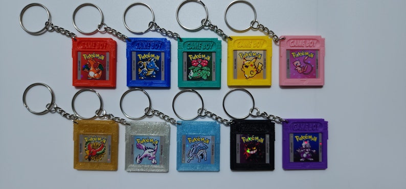 Pixel Art Retro Game Keychain - Etsy
