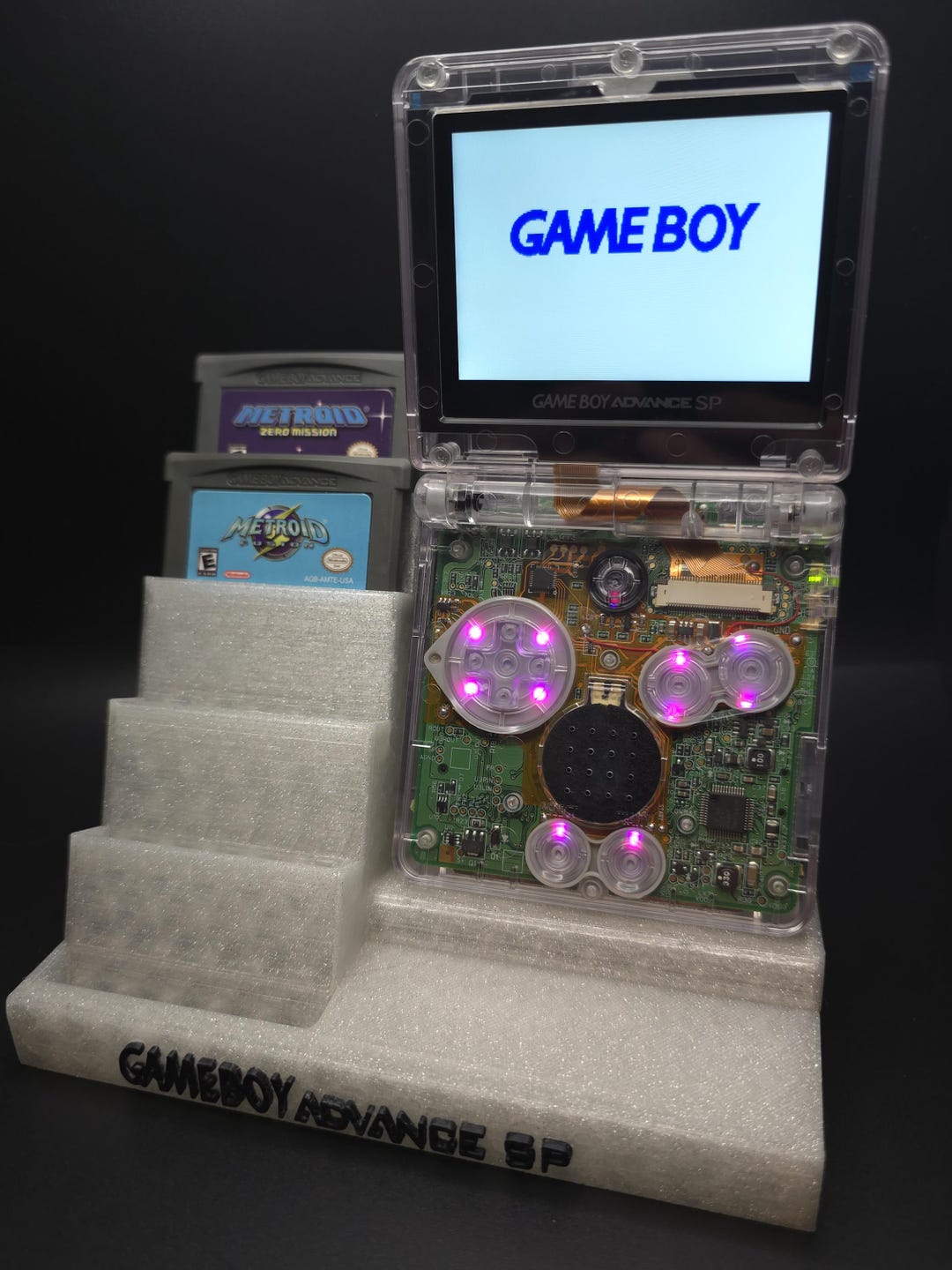 Gameboy Advance SP With IPS Screen - Etsy