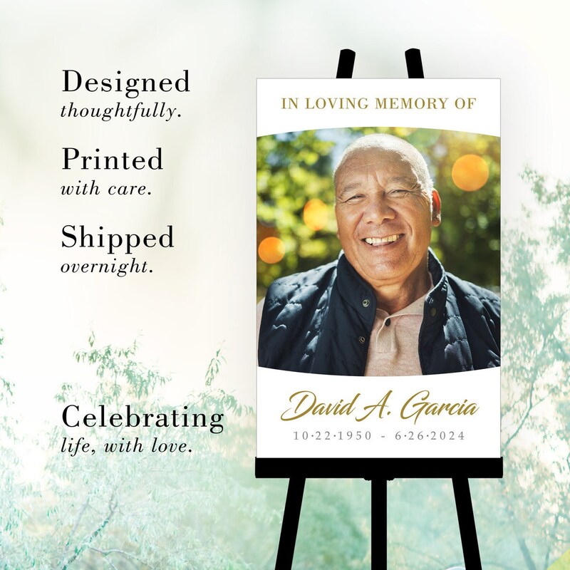 Funeral Memory Board - Etsy