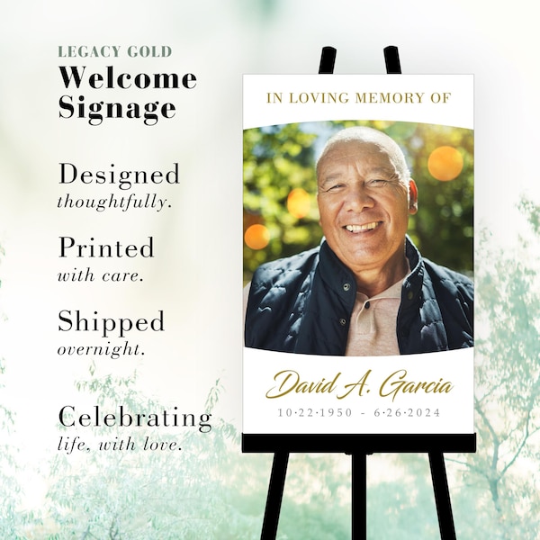 Funeral Memory Board - Etsy