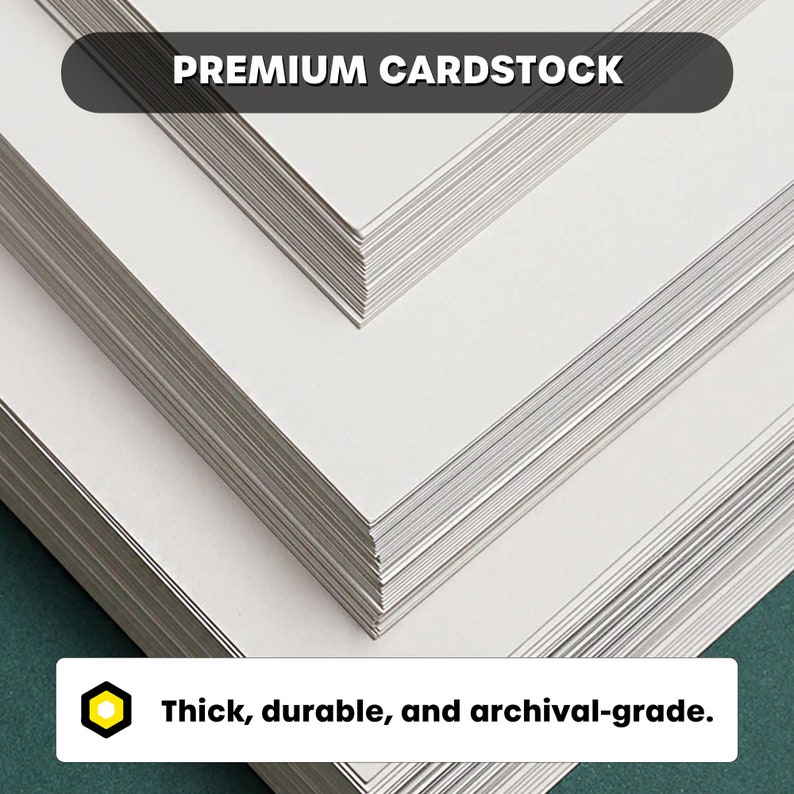 Custom Cardstock Poster Printing – Personalized Art, 350 GSM (set of 5 ...