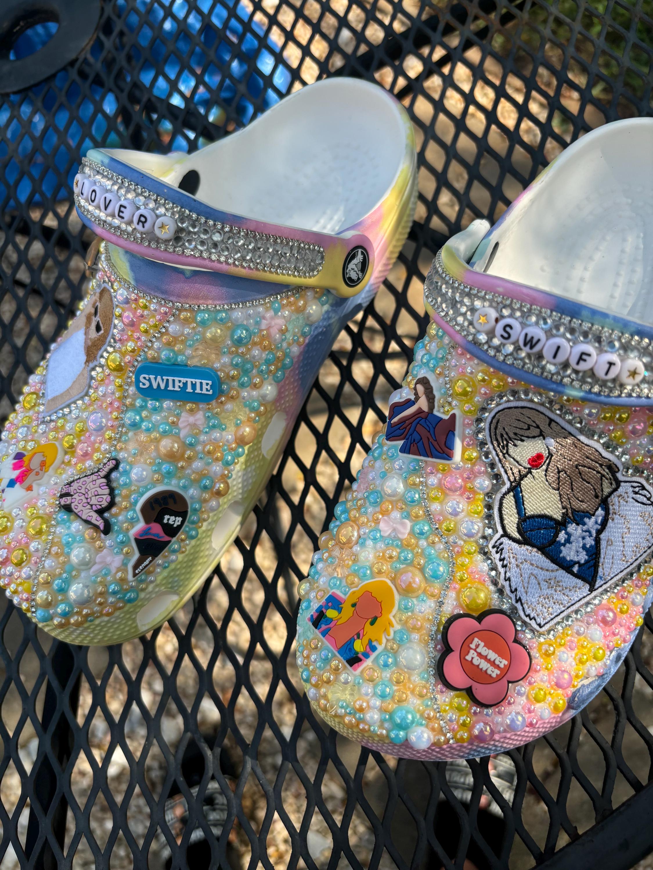 Taylor Swift Bling Crocs - Etsy