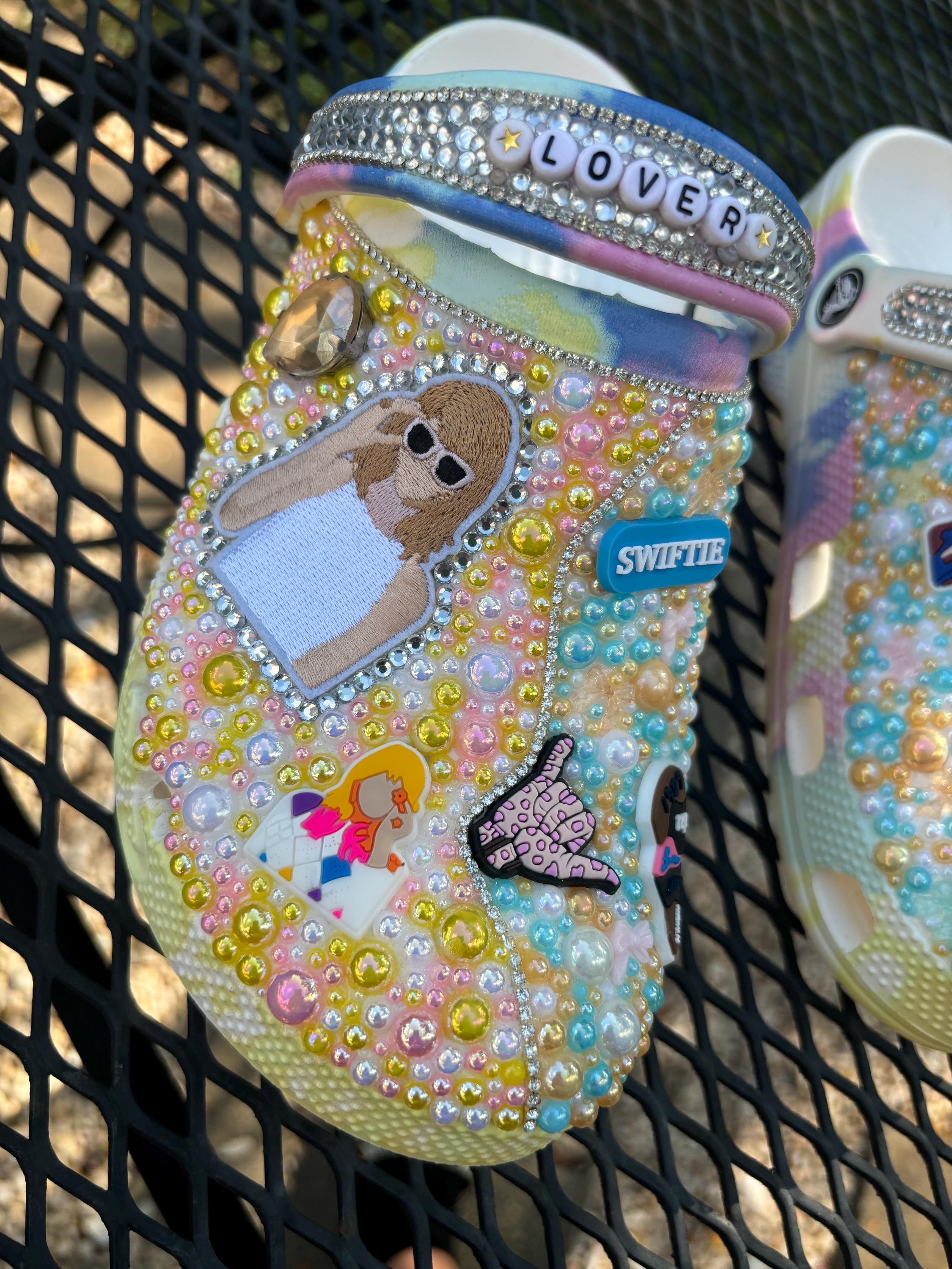 Taylor Swift Bling Crocs - Etsy