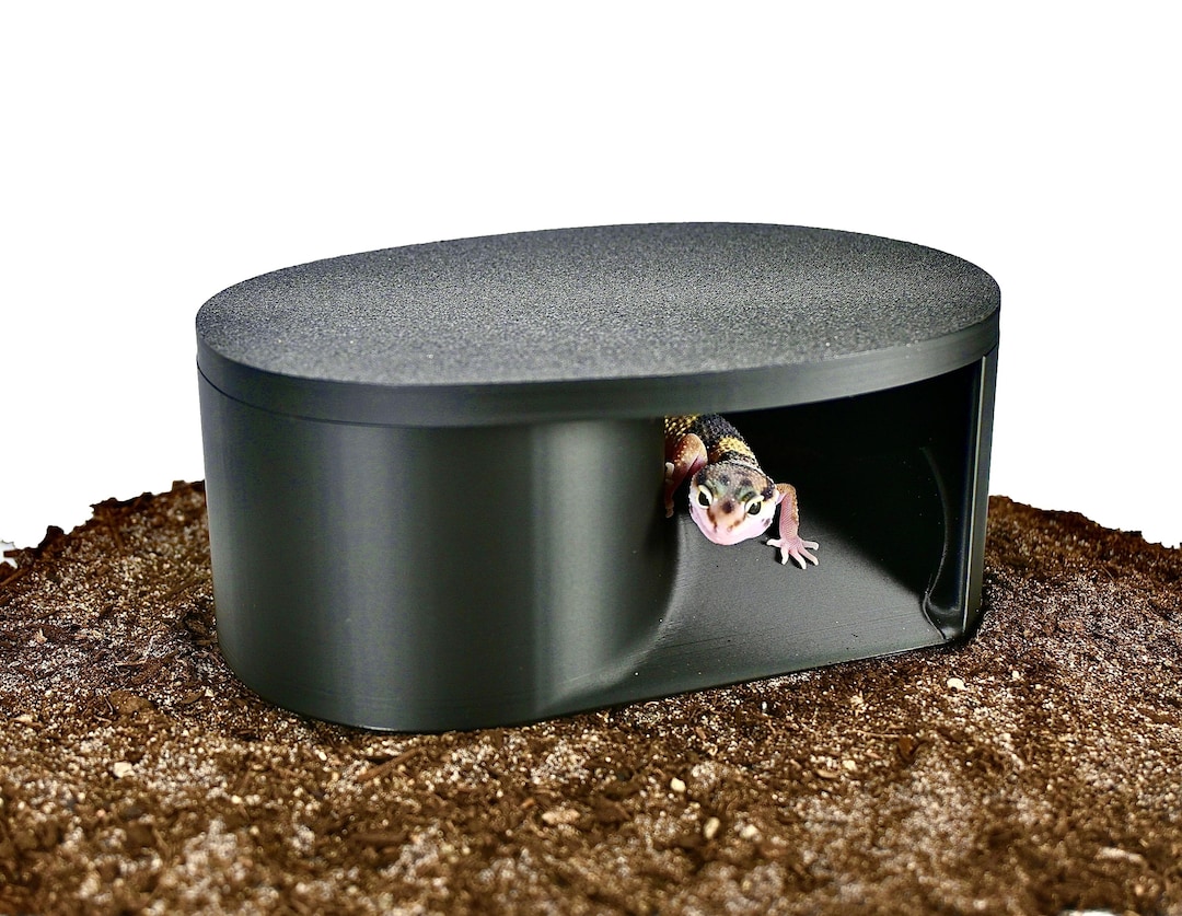 Reptile Hide Enclosure Decor Dig Box Lay Box Reptile Tank Enrichment ...