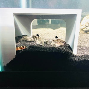 Aquarium Corner Cave Hide Axolotl Cichlid Cave Fish Tank Accessories ...