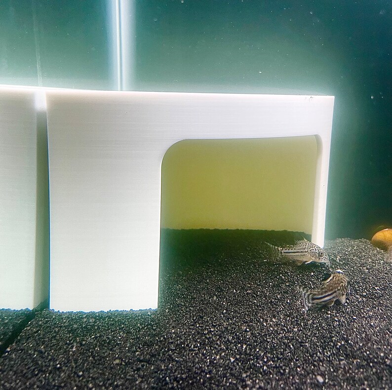Aquarium Corner Cave Hideout Axolotl Cichlid Cave Fish Tank Accessories ...