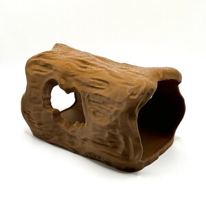 Aquarium Cave Tree Log Fish Tank Aquarium Decor Hide Cichlid Cave Kuhli ...