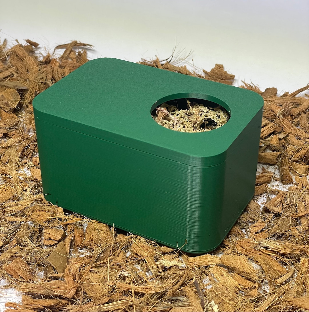 Reptile Humid Dig Box Enclosure Decor Reptile Tank Enrichment ...