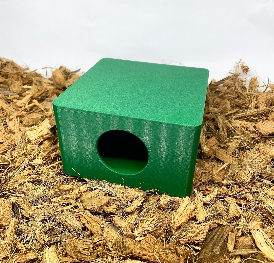 Reptile Square Humid Dig Box Enclosure Decor Reptile Tank Enrichment ...