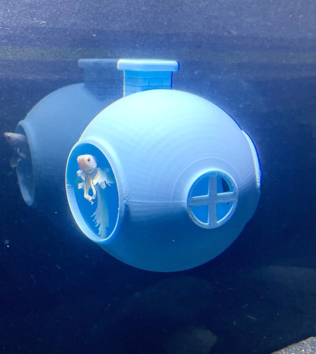 Betta Resting Ball Hide Home, Toy Cave for Betta Fish, Aquarium ...