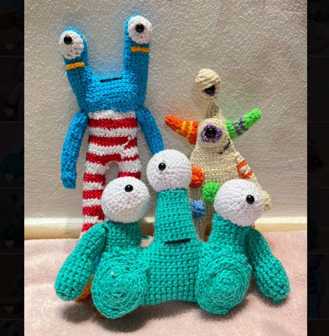2x3 Amigurumi Alien Dolls - Etsy