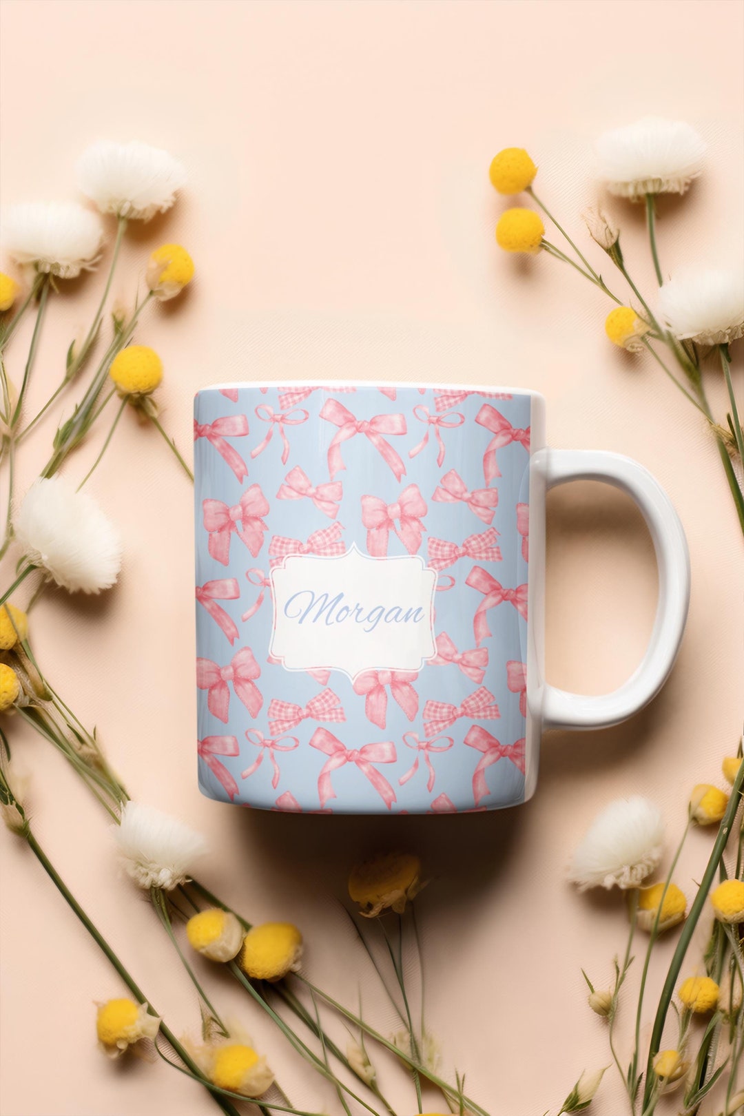 Personalized Name Coquette Mug Engraved Gifts Ideas Presents for Mum ...