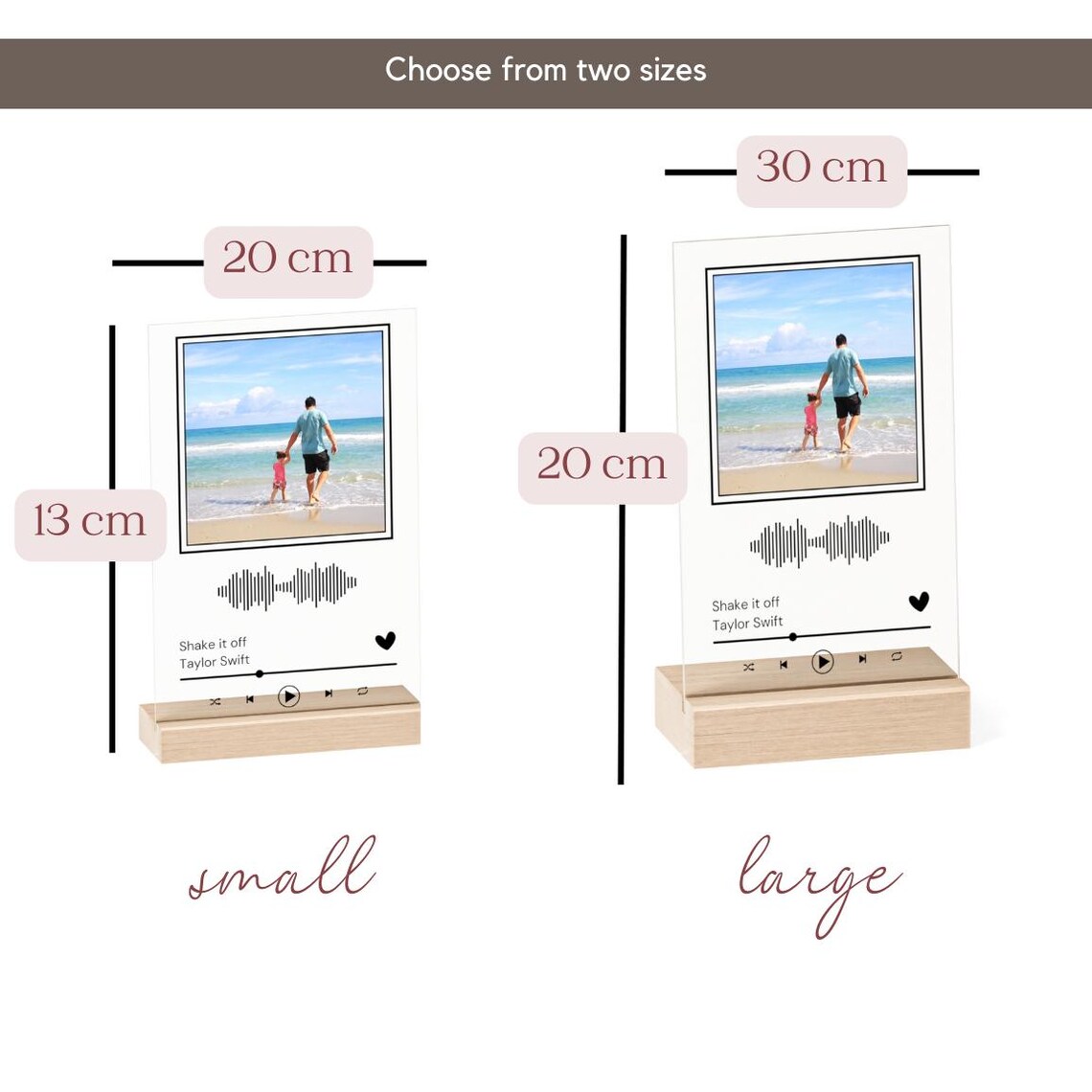 Personalized Gift Acrylic Music Plaque Song Plaque, Personalized Album ...