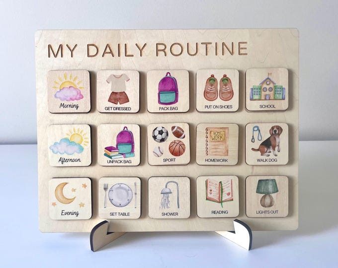 Daily Routine Tokens ONLY - Etsy