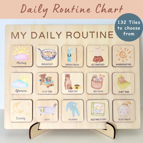 Toddler Routine Board - Etsy
