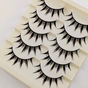 Natural Long Cosplay Anime Eyelashes (F539, W1, 015) - Etsy