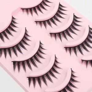 Natural Long Cosplay Anime Eyelashes (F539, W1, 015) - Etsy