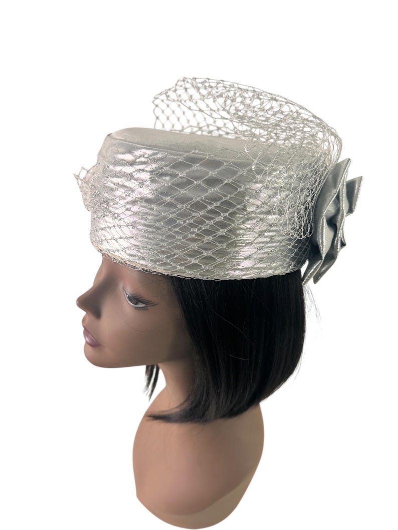 Satin Pill Box. Church Hat: Wedding, Tea Party Occasion. Ladies Hats - Etsy