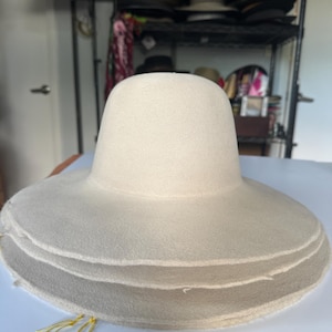 Rabbit Fur Pounced Felt Hat - Etsy