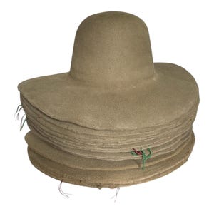 Rabbit Fur Pounced Felt Hat - Etsy