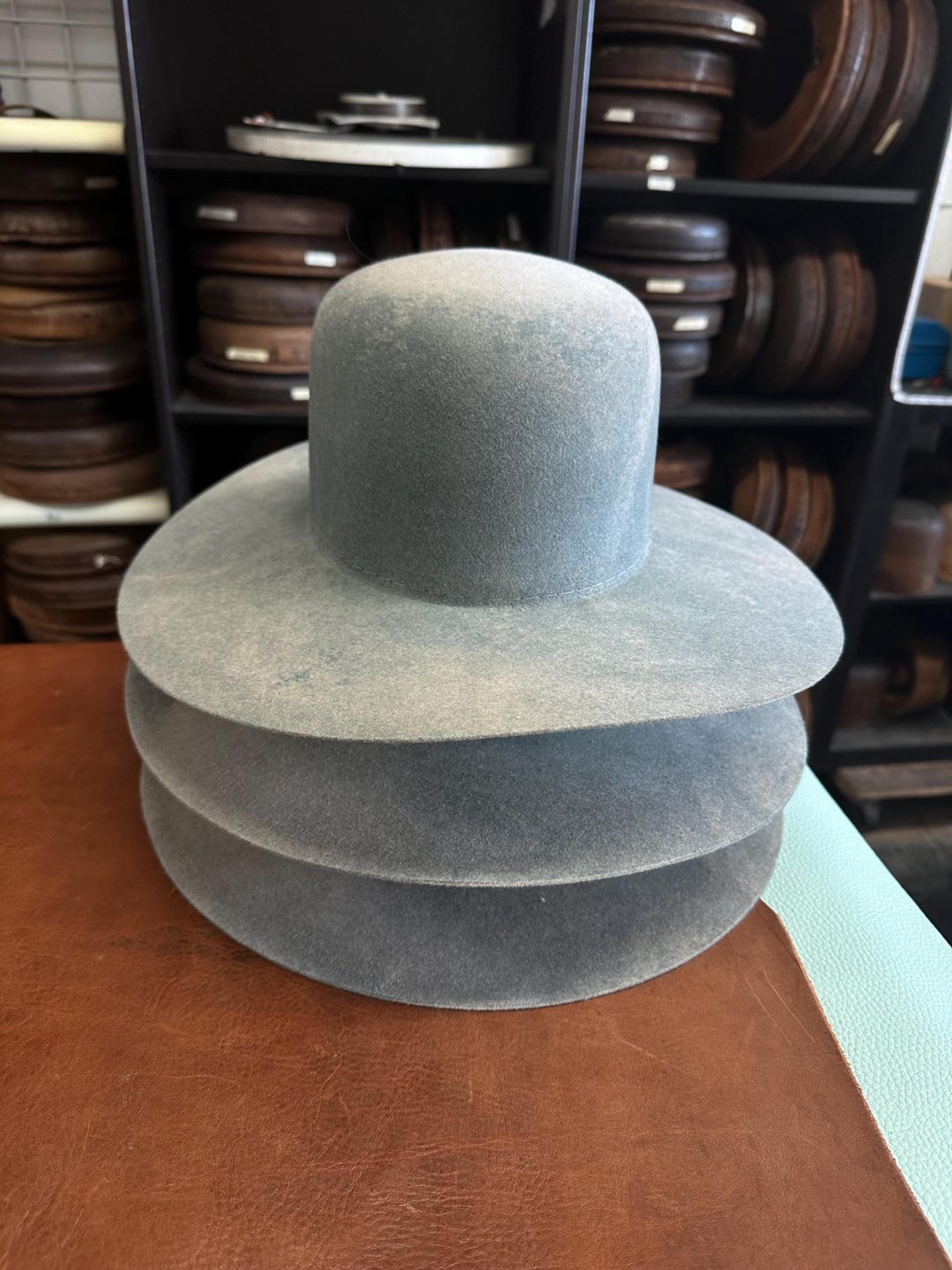 100 % American Wool Felt Hat Bodies 220 Grams. Mixed Grey - Etsy