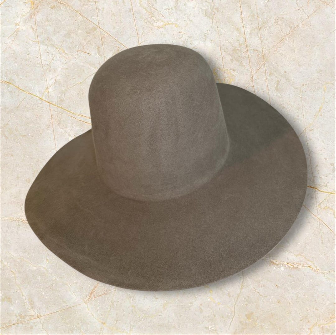 100% Rabbit Hat Body. Mocha Color Fur Felt. Pre Blocked XL. Ready to ...