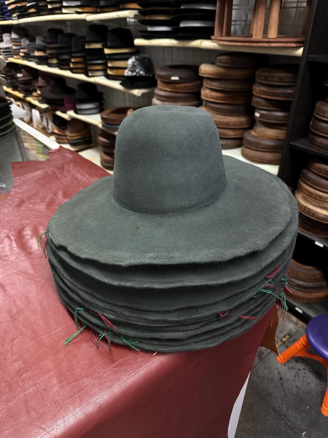 100 % Rabbit Fur Hat Body 230 Grams. Steel Gray. Imperfect Hat Bodies ...