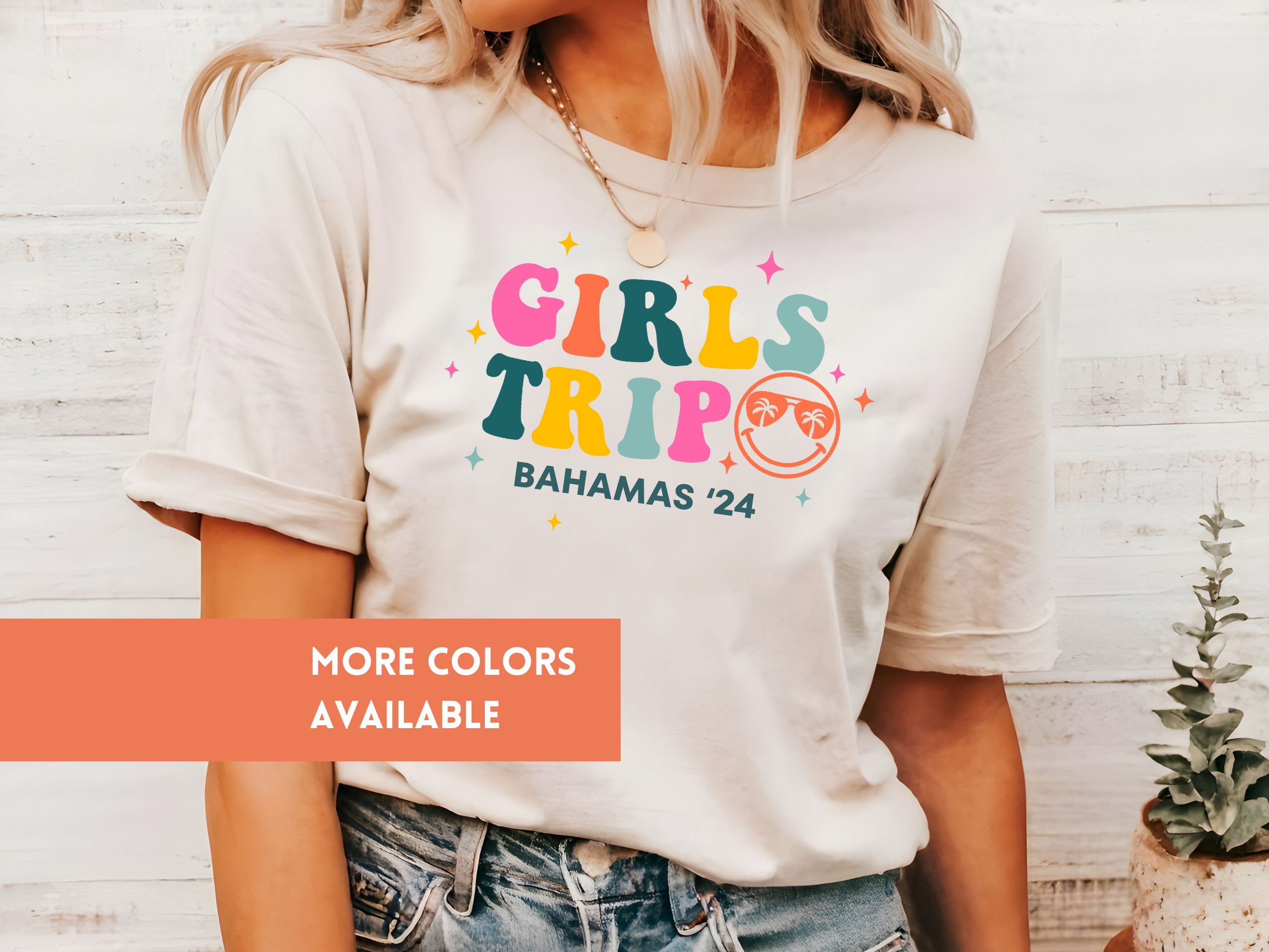 Custom Girls Trip Shirt 2024, Personalized Girls Getaway, Besties ...