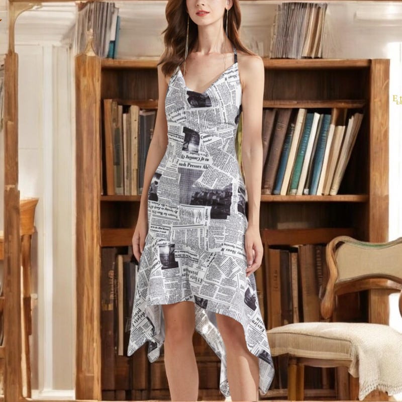 Newspaper Dress - Etsy