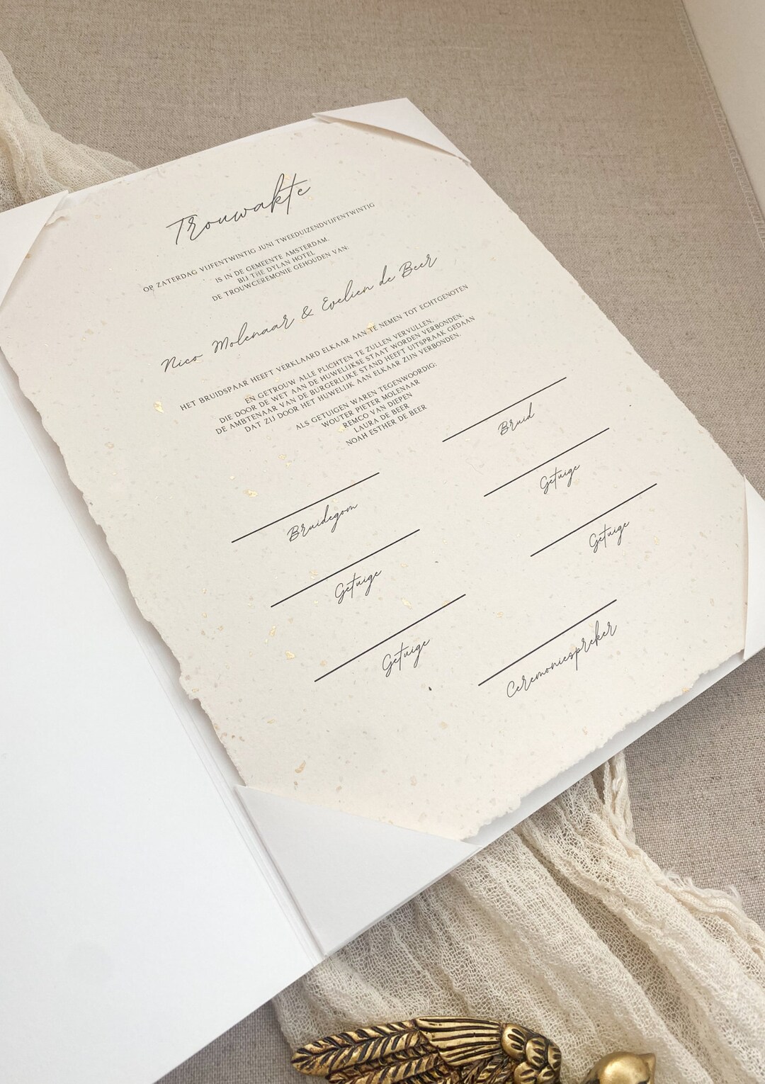 Certificate of Marriage White, English, Wedding, Ceremony, Certificate ...